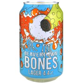 Beavertown Bones Lager 4.4% 33cl - Drinkmonger